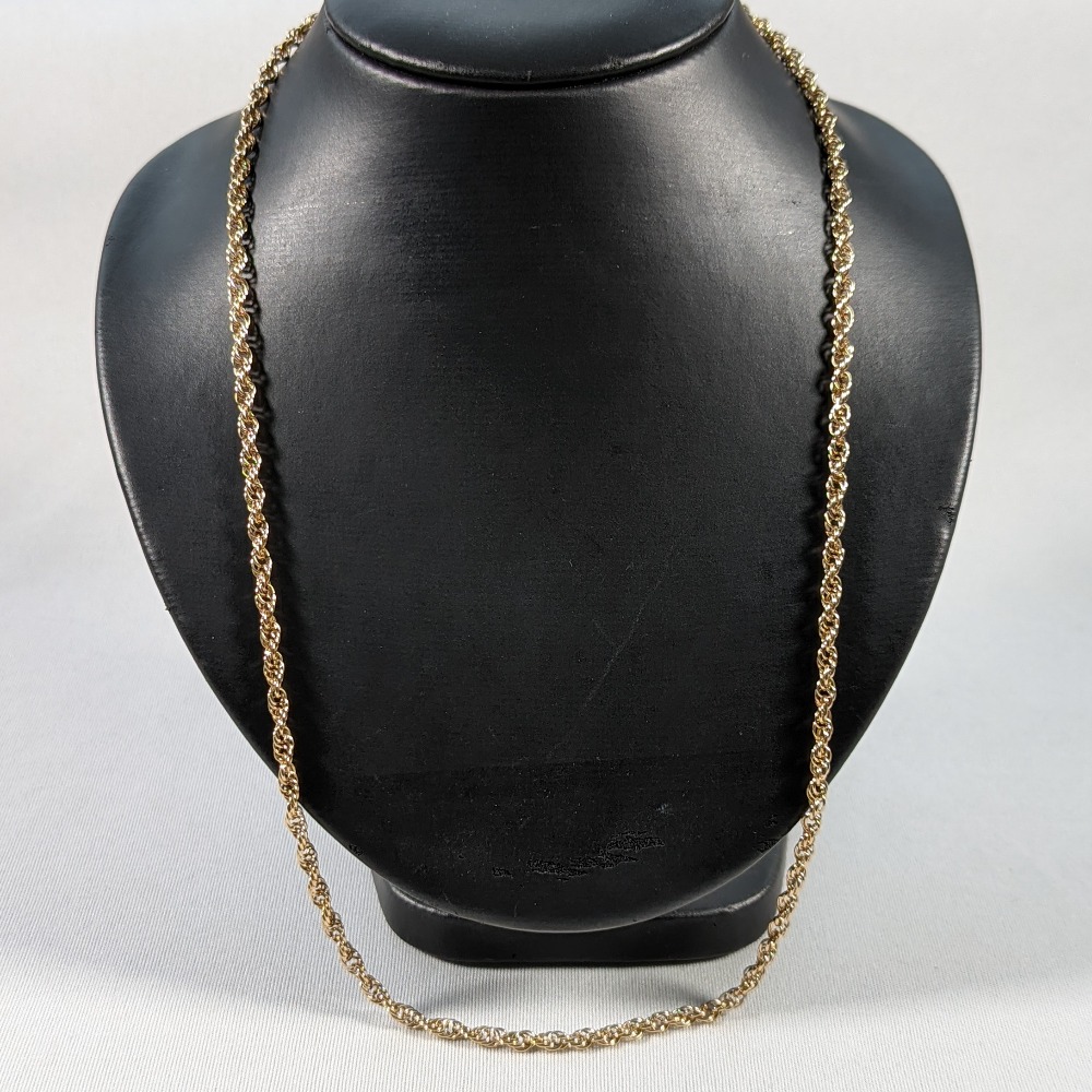 9ct Gold Rope Chain 20" - Own4Less